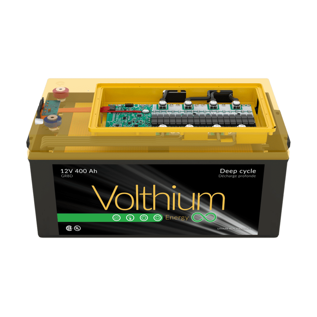 12V 400Ah self-heating battery - Volthium