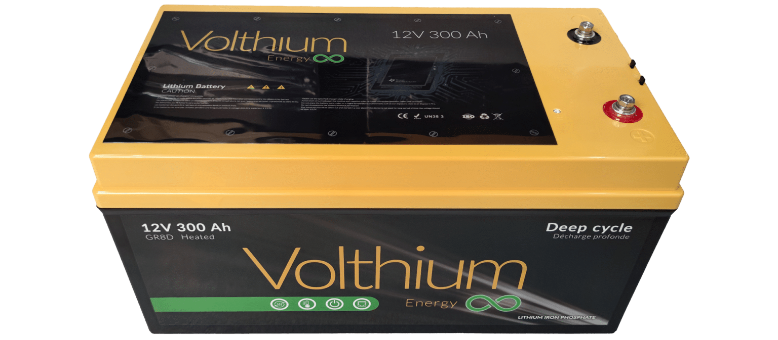 12V 300Ah self-heating battery - Volthium
