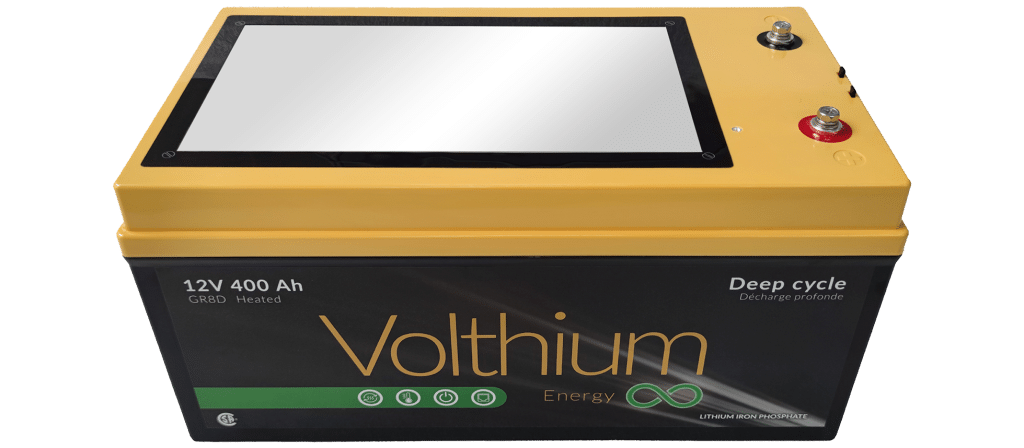 12V 400Ah self-heating battery - Volthium
