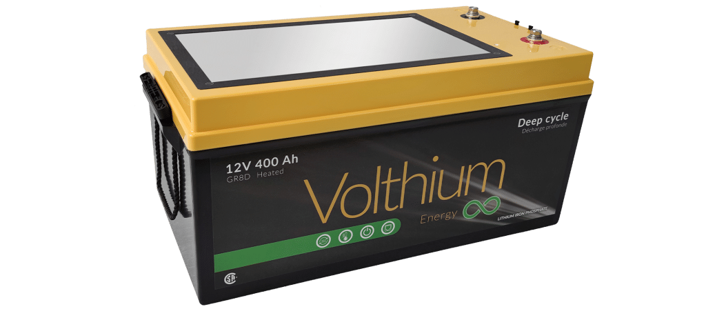 12V 400Ah self-heating battery - Volthium
