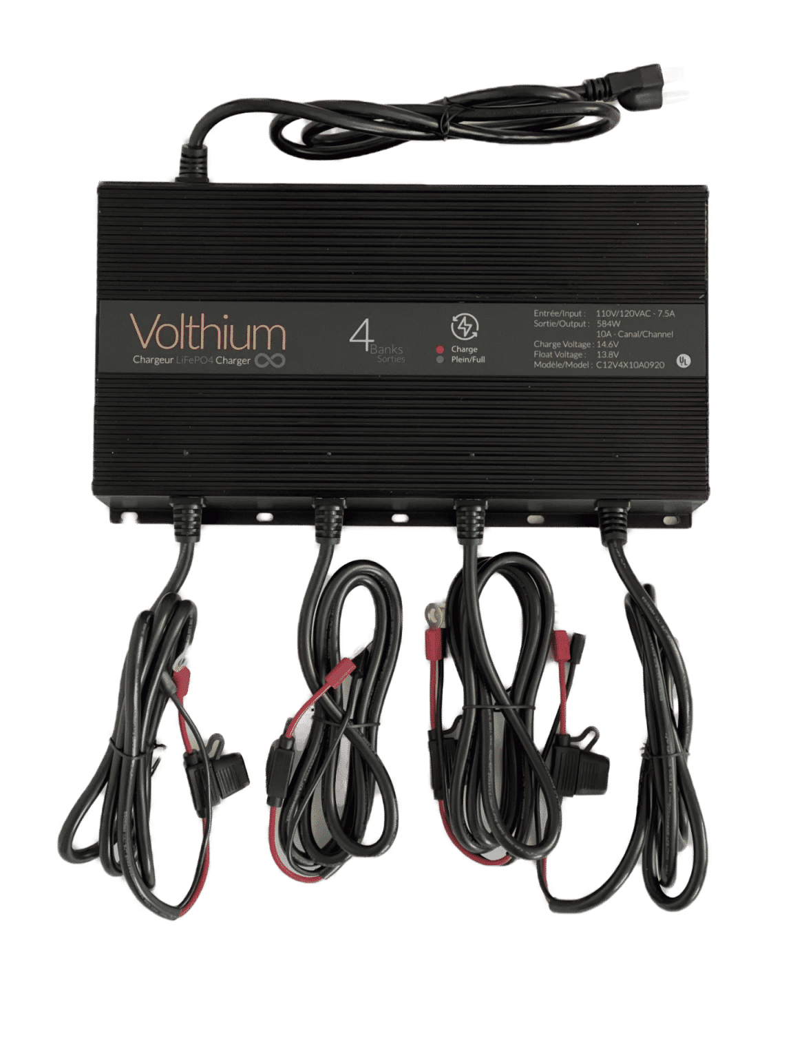 4 BANK 40A – 10A CHARGER PER OUTPUT - Volthium