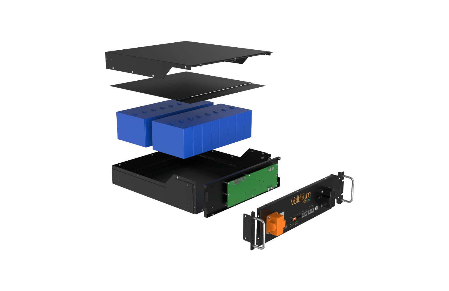 51.2V 100Ah Battery - 3U Rackmount - Volthium