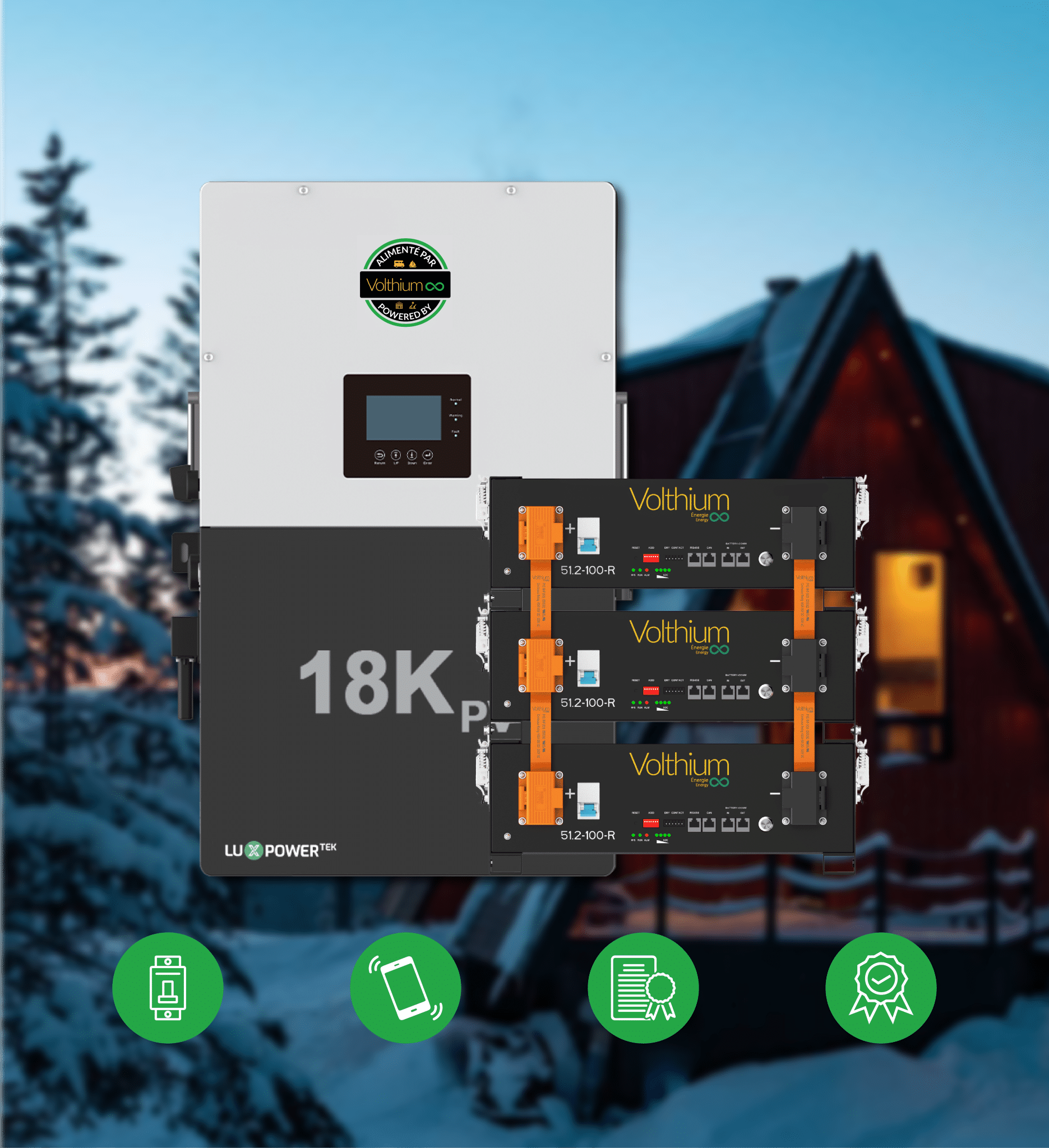 18kPV Hybrid Inverter Kit – Solar & Home Backup Solution